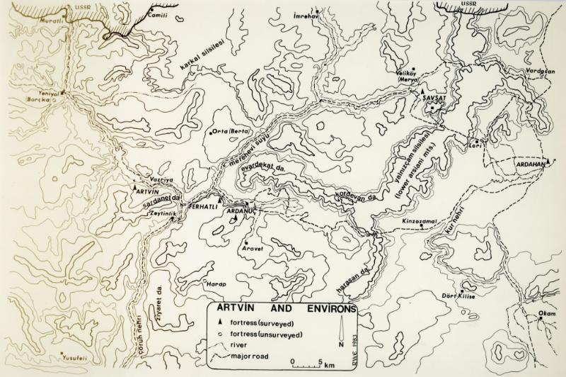 ChArLv Archive - Turkey, The Marchlands (Northeastern Turkey), Map of ...